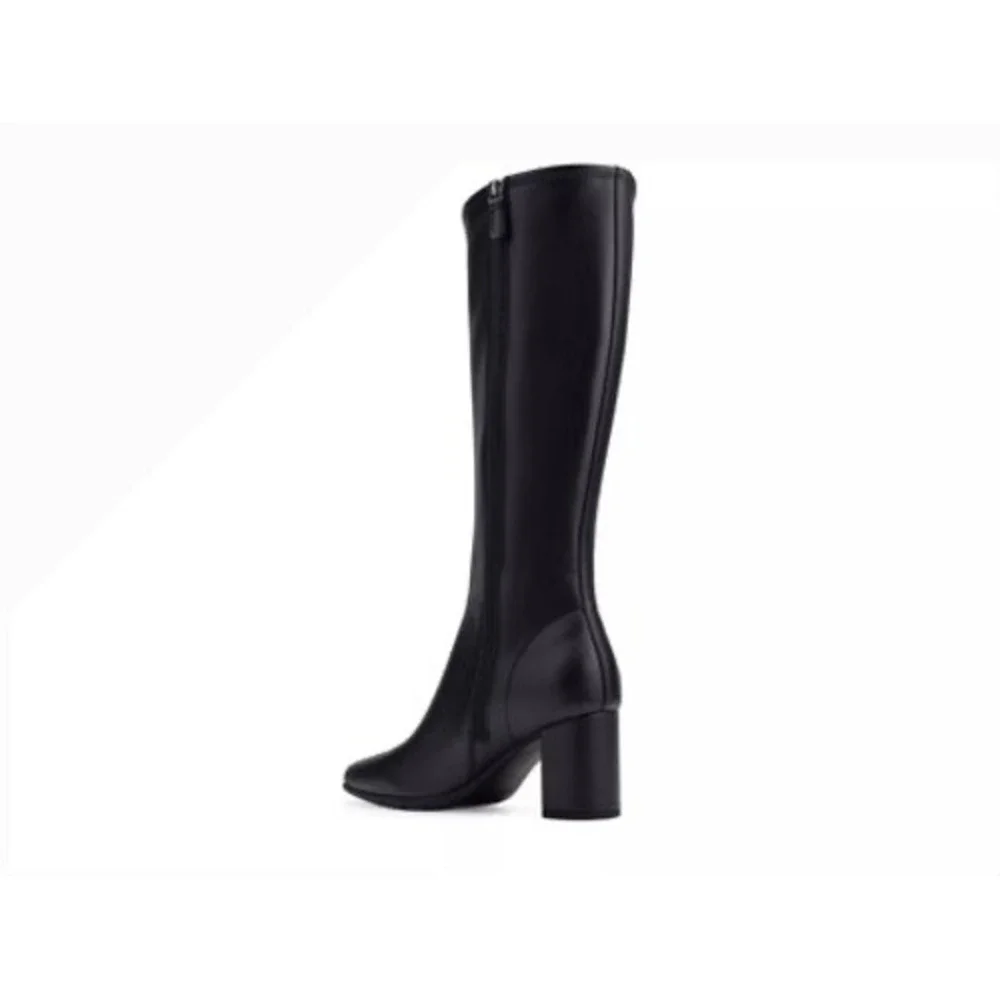 AEROSOLES | Shoes | Aerosoles Micah Black Knee High Boots Square Toe ...